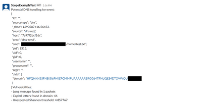 Detecting DNS Data Exfiltration | AppScope Docs